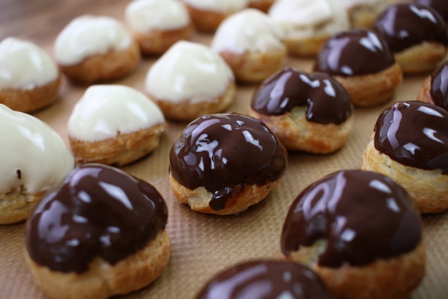 Cream Puffs with custard filling | Delicious and Simple | Fuzz and Buzz