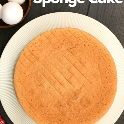 Soft Sponge Cake Recipe Only 4 ingredients | Fuzz and Buzz